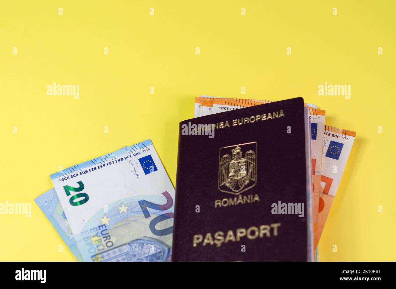 Travel around the world, Passport and Money Stock Photo - Alamy