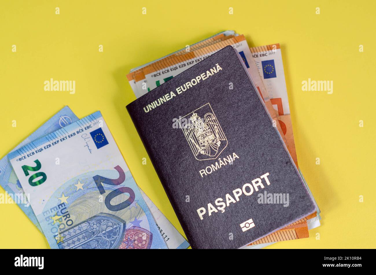 Travel around the world, Passport and Money Stock Photo - Alamy