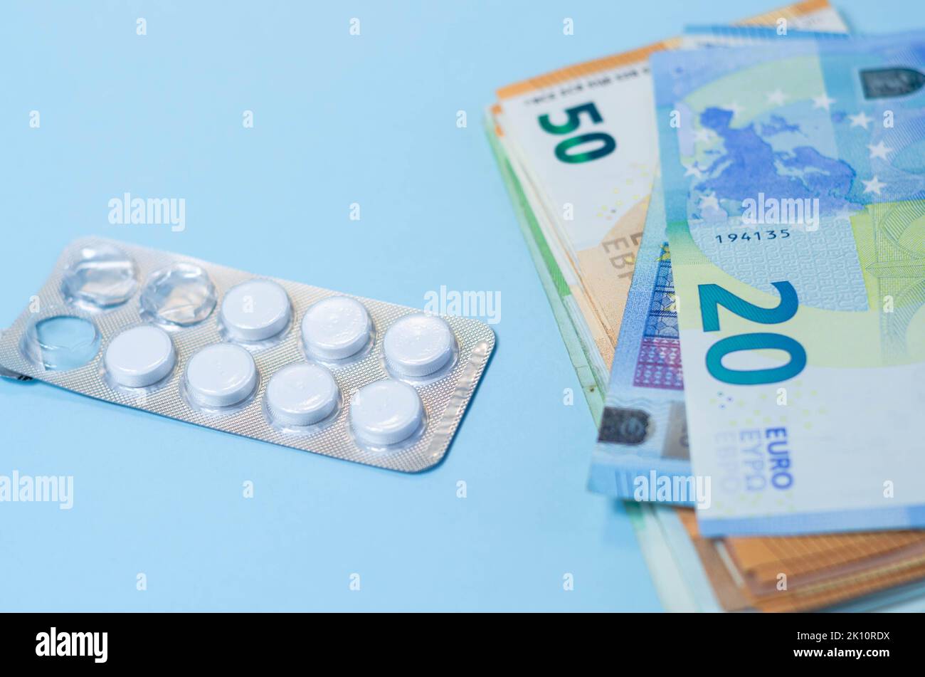 Medical business or prices concept. Making money in pharmaceutical ...