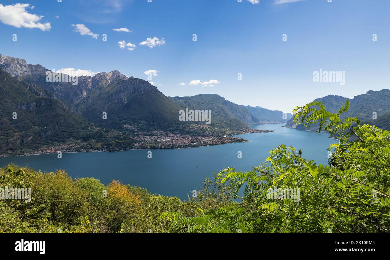Beautiful aerial panoramic view of Bellagio from the drone - famous ...