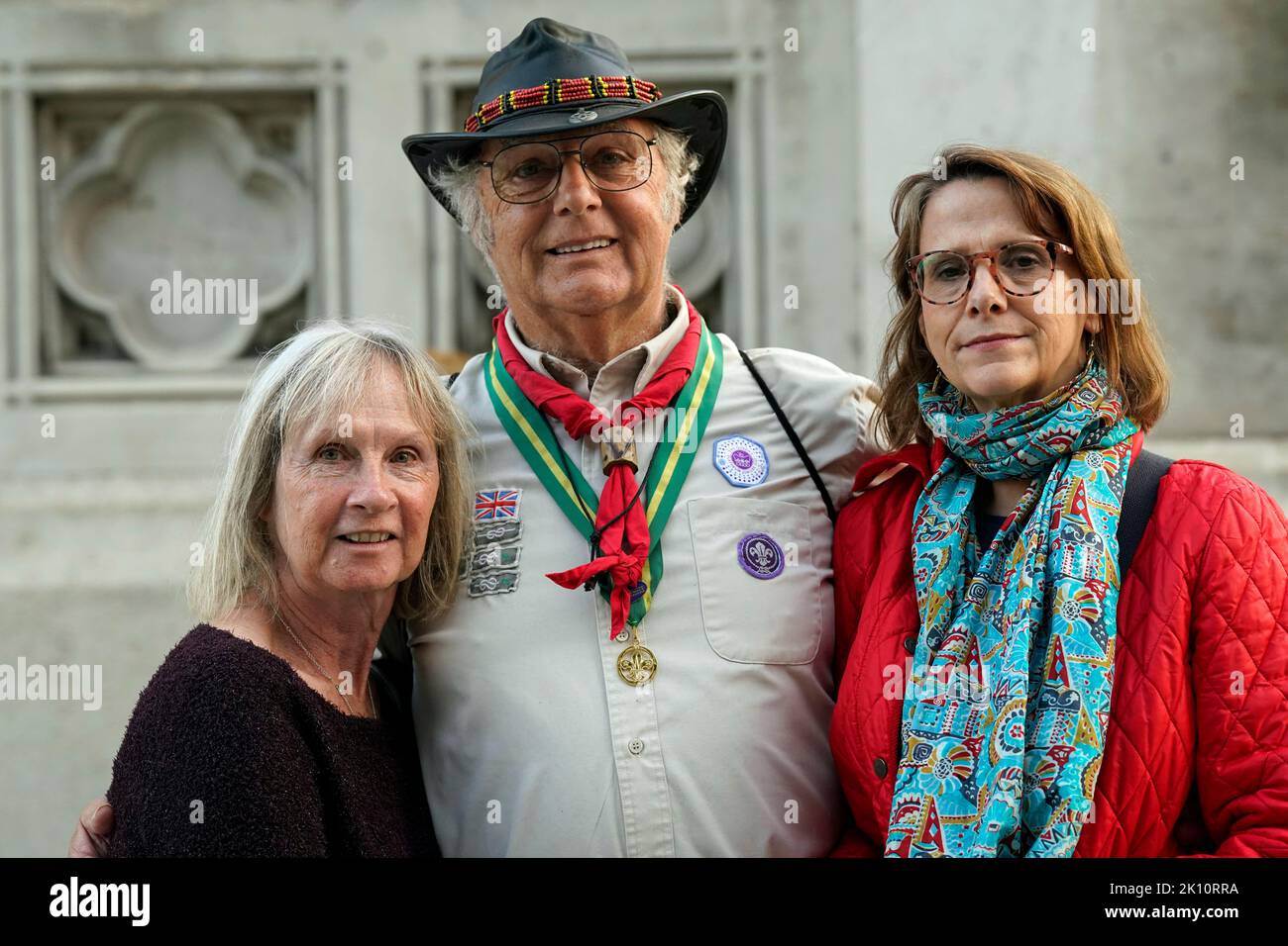 (left to right) Valerie Prebble, Neil Emberley, Moya O'Shea outside ...