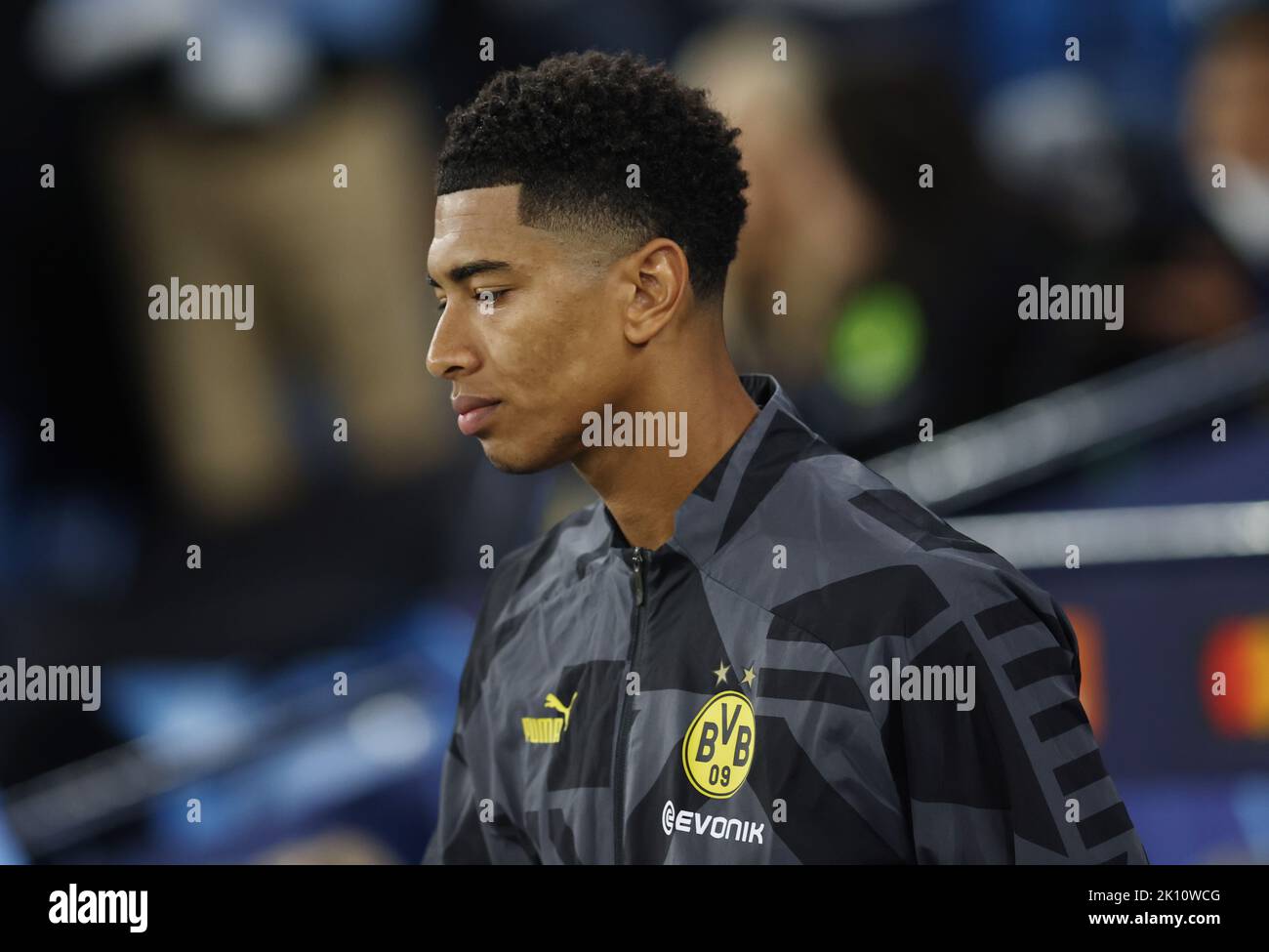 Manchester, UK. 14th Sep, 2022. Jude Bellingham of Borussia Dortmund ...