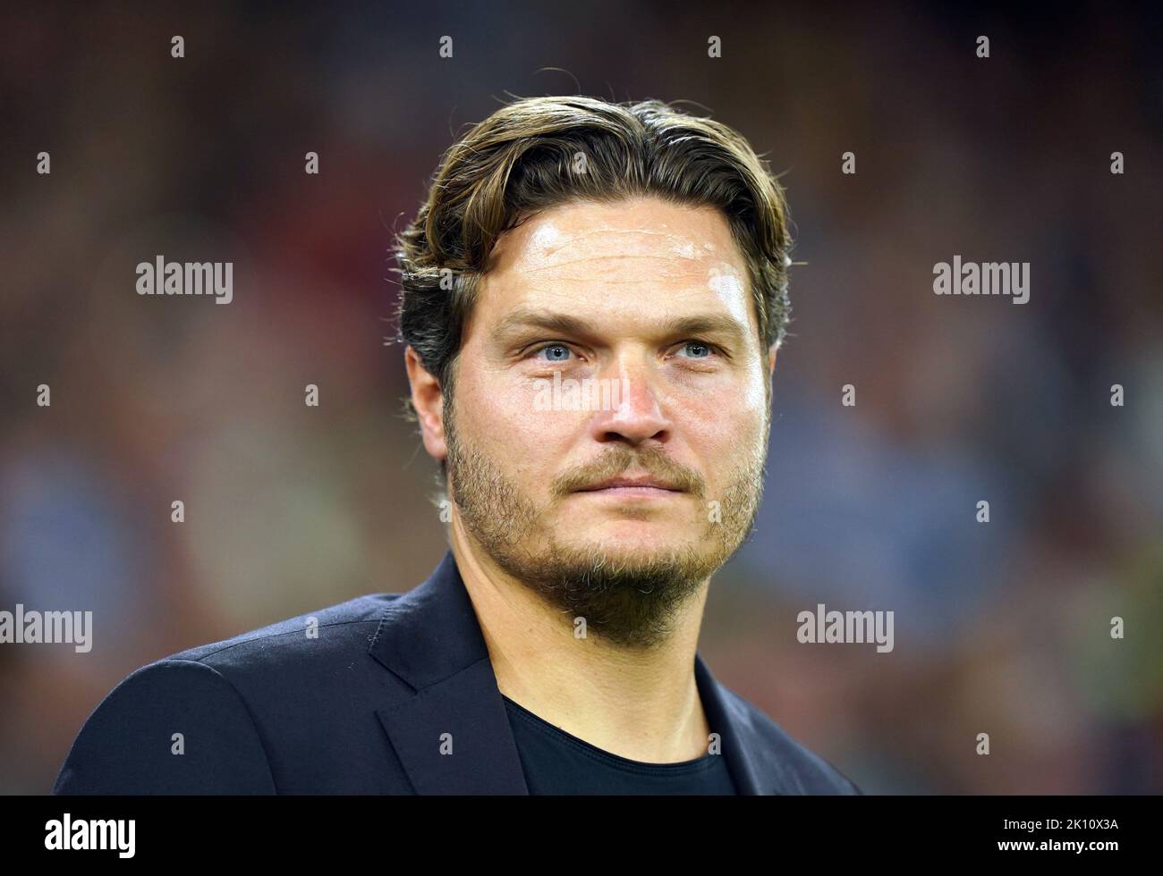 Borussia Dortmund manager Edin Terzic before the UEFA Champions League ...