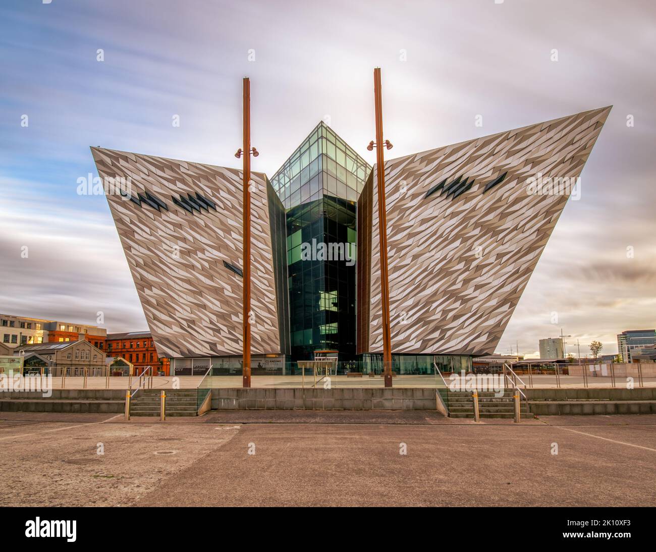The Titanic Belfast building attraction Stock Photo - Alamy