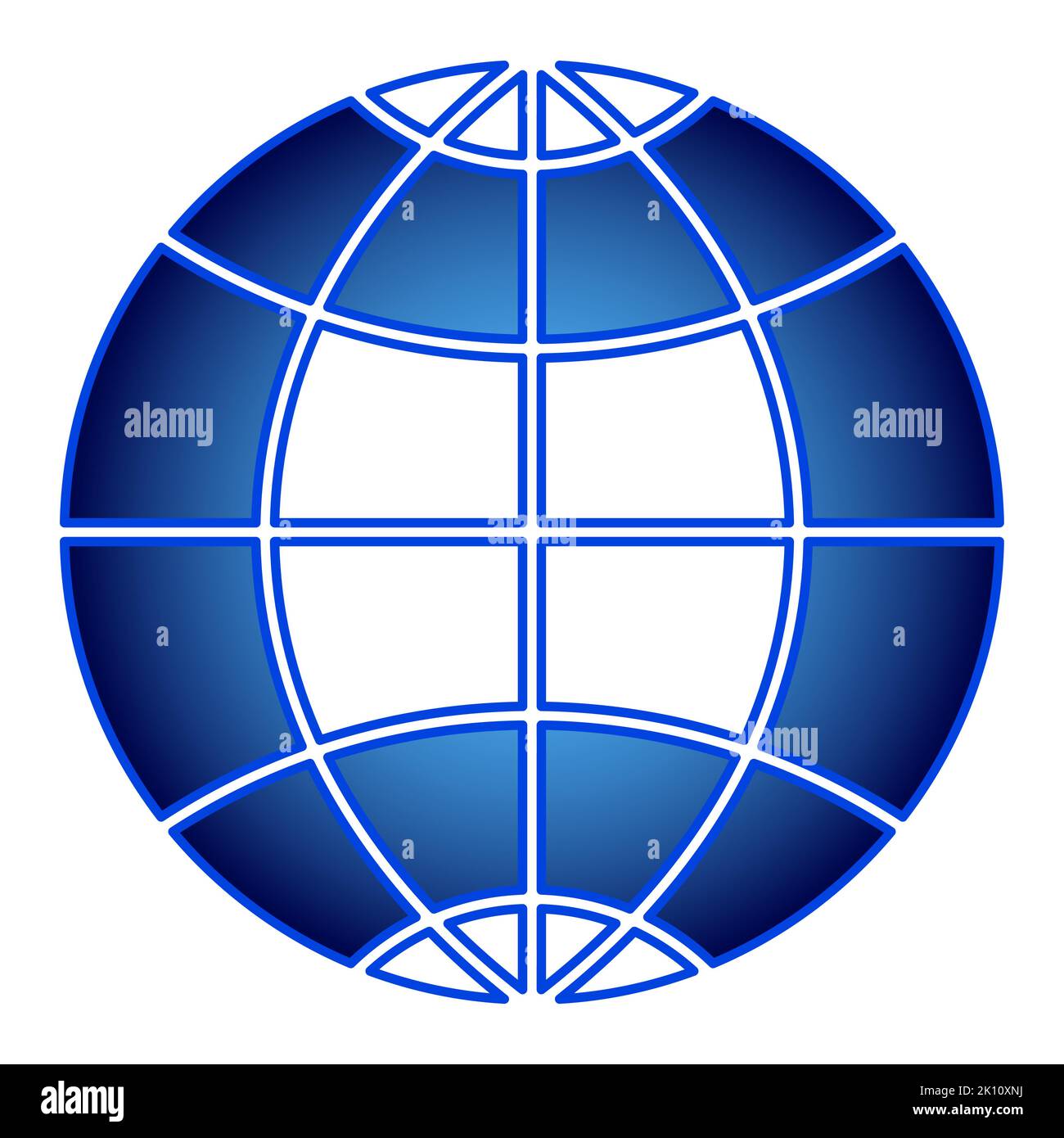 Illustration of an abstract globe icon Stock Vector Image & Art - Alamy