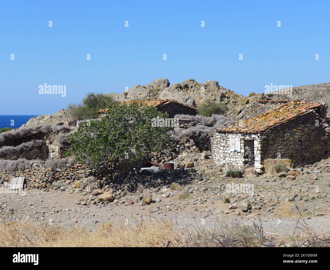 rural architecture cottages of the 18th & 19th century in Lemnos island ...