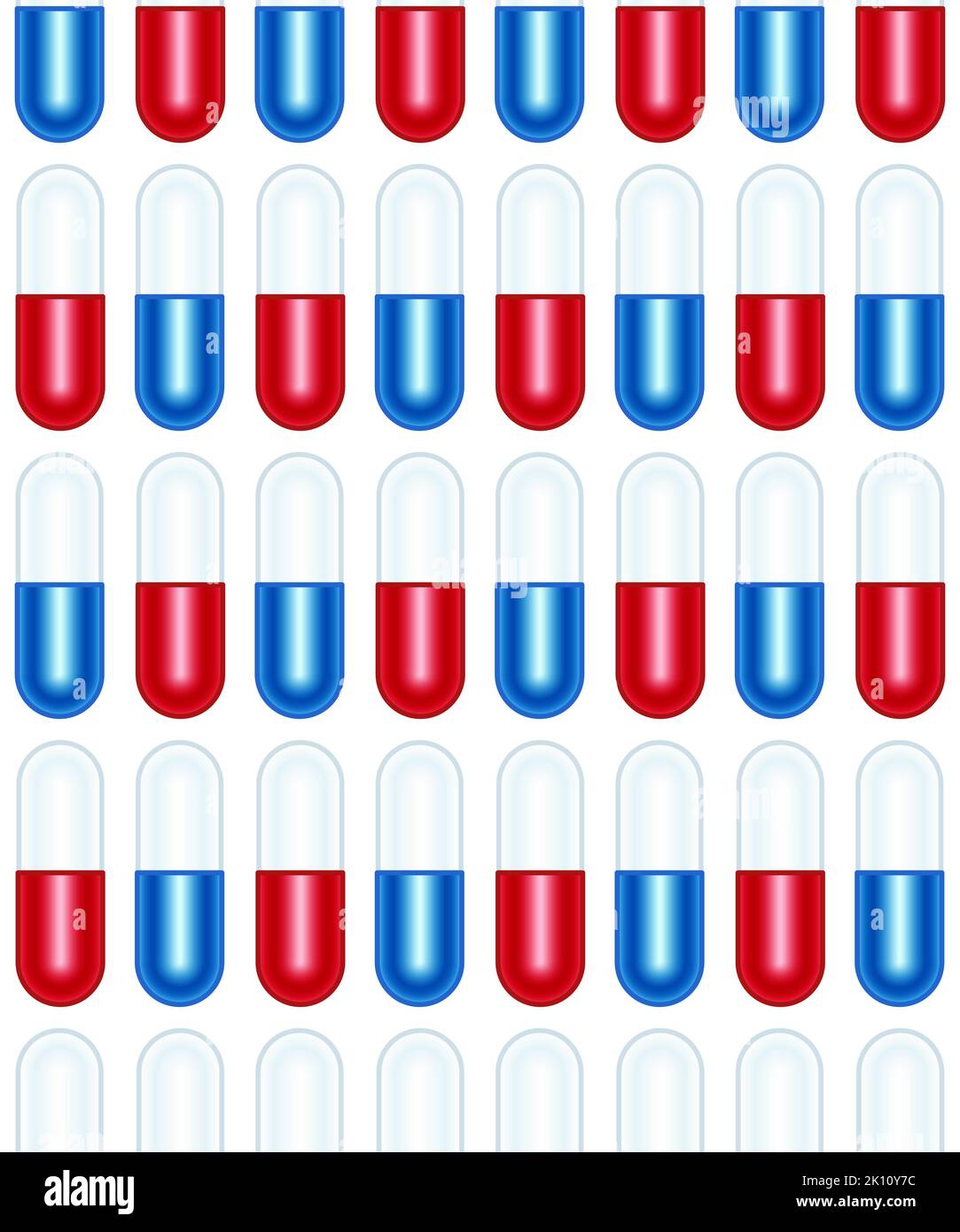 Seamless pattern of capsule tablets Stock Vector Image & Art - Alamy