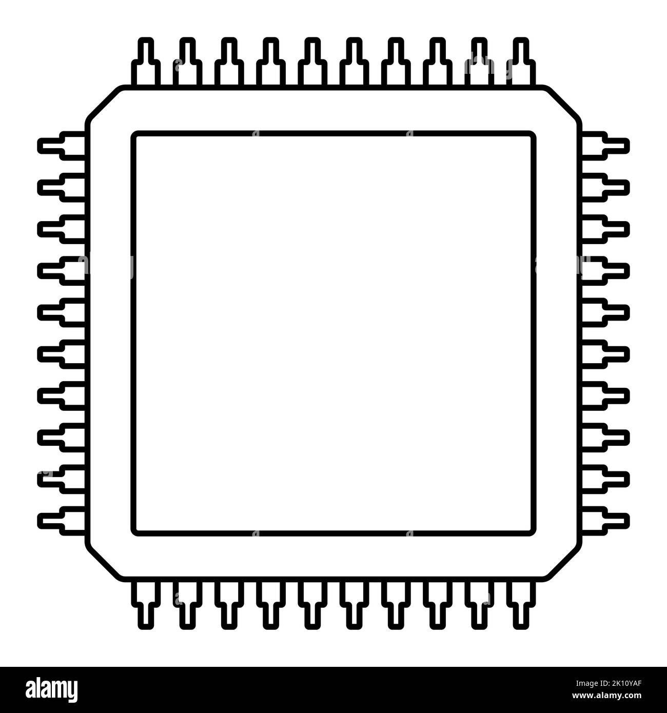 Cpu Unit Stock Vector Images Alamy