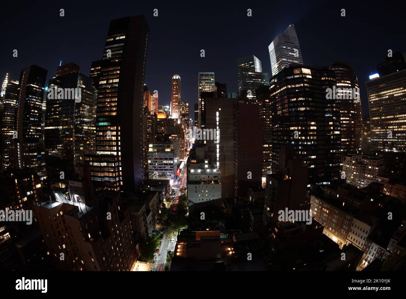 Nyc rooftop terrace night hi-res stock photography and images - Alamy