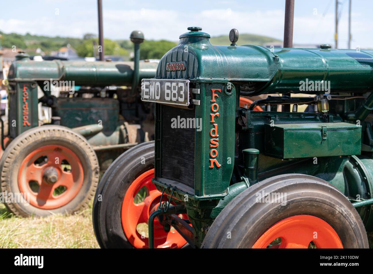 West Bay.Dorset.United Kingdom.June 12th 2022.Fordson Model N Standard ...