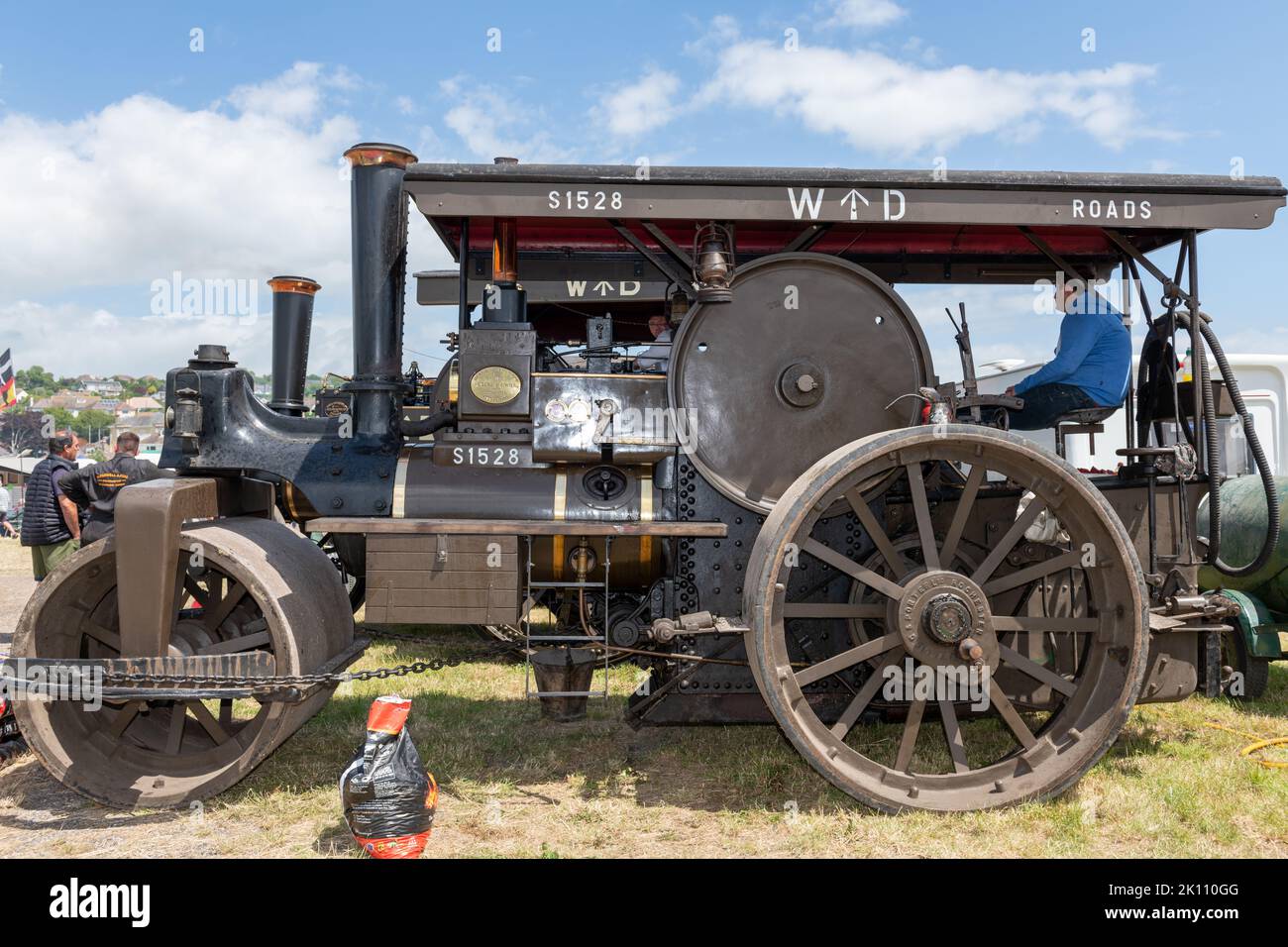 West Bay.Dorset.United Kingdom.June 12th 2022.A restored Aveling and ...