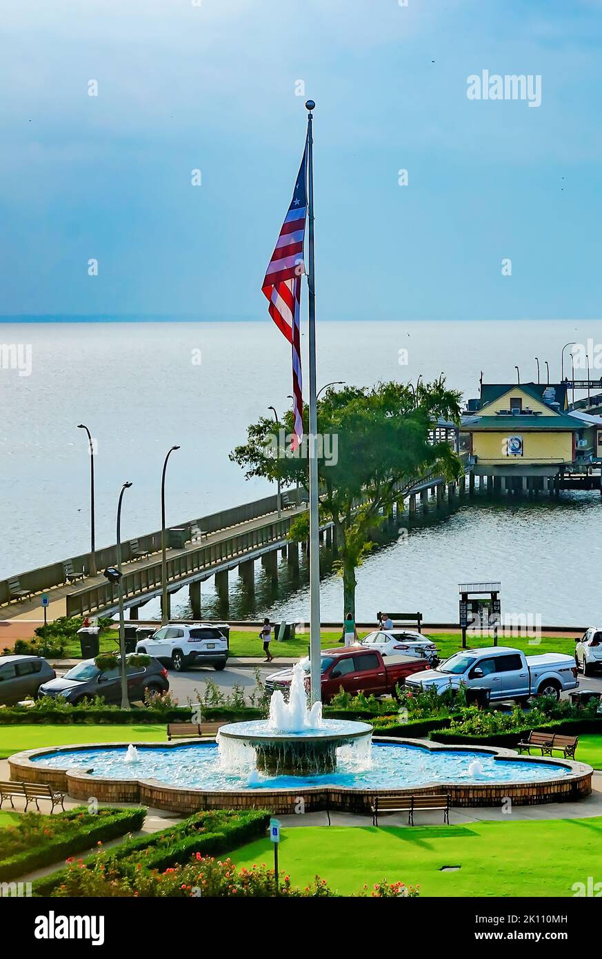 Fairhope Municipal Pier is pictured from above, Sept. 8, 2022, in ...