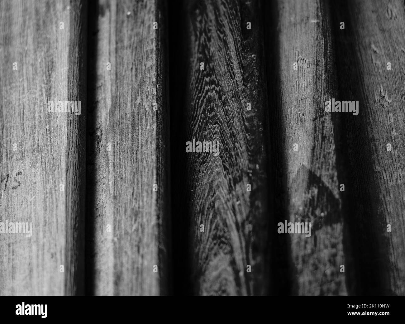 Natural wood worn weathered Black and White Stock Photos & Images - Alamy