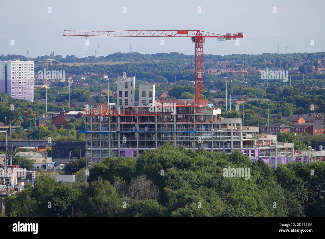 Springwell Gardens apartments under construction in Leeds City Centre ...