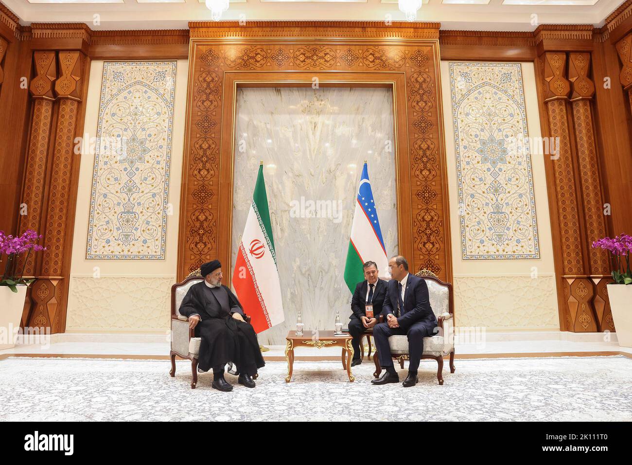 Samarkand, Samarkand, Uzbekistan. 14th Sep, 2022. Iranian President ...