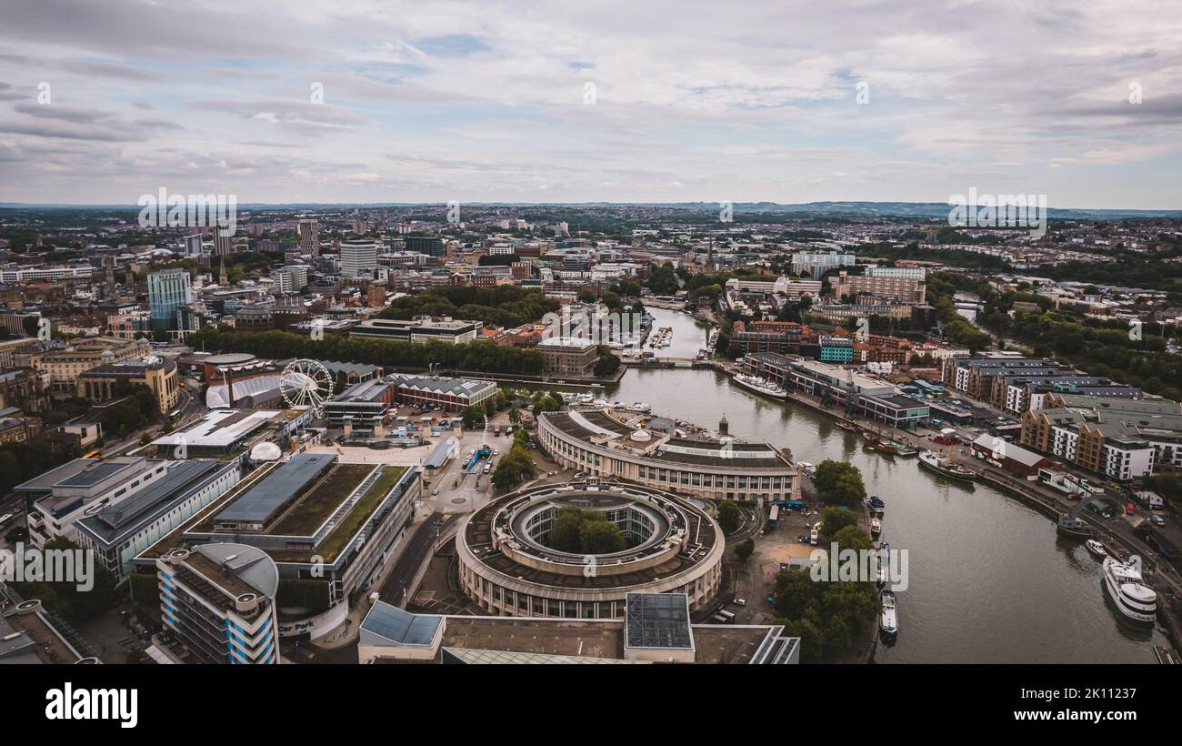 aerial view of Bristol, United Kingdom Stock Photo - Alamy