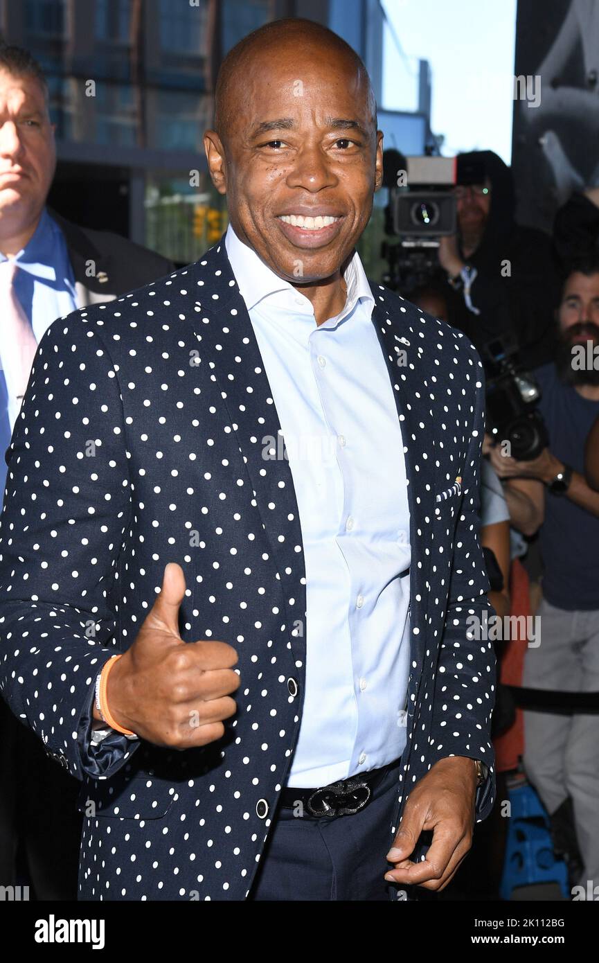 New York, USA. 14th Sep, 2022. New York City Mayor Eric Adams attends ...