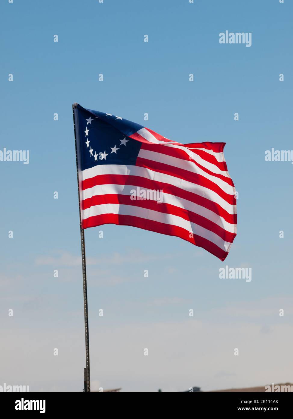 Betsy Ross Flag of the United States Stock Photo - Alamy