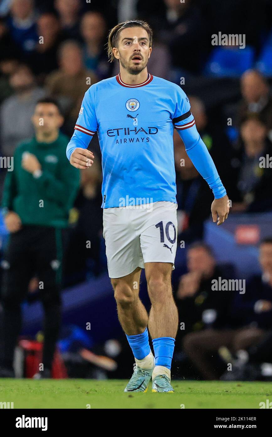 Jack Grealish #10 of Manchester City during the UEFA Champions League ...