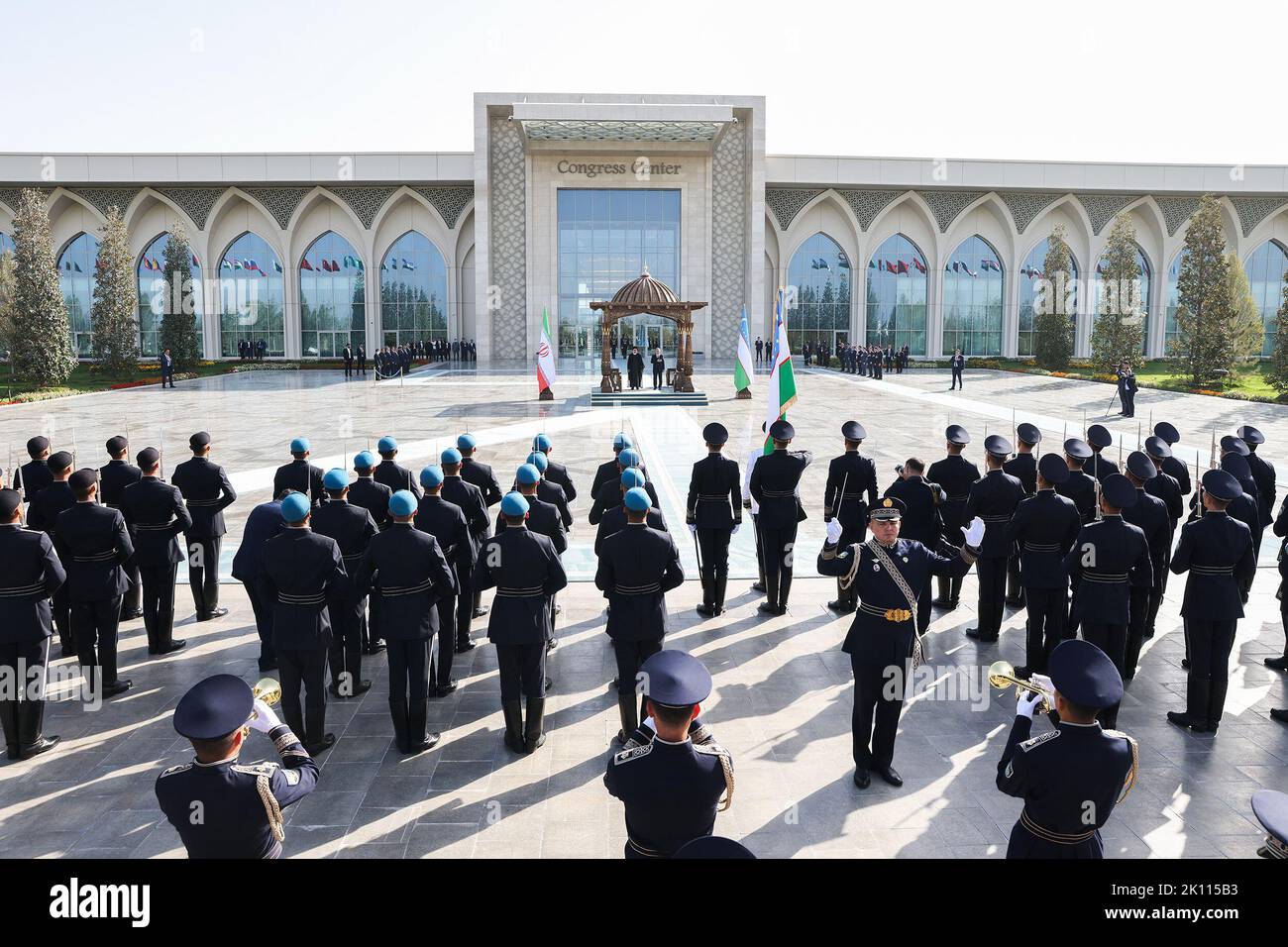 Samarkand, Samarkand, Uzbekistan. 14th Sep, 2022. The President of the ...