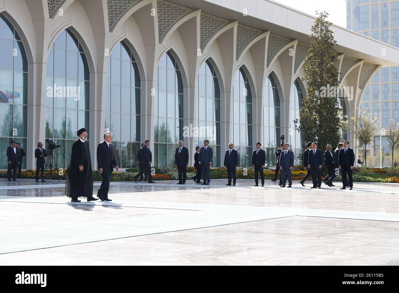Samarkand, Samarkand, Uzbekistan. 14th Sep, 2022. The President of the ...