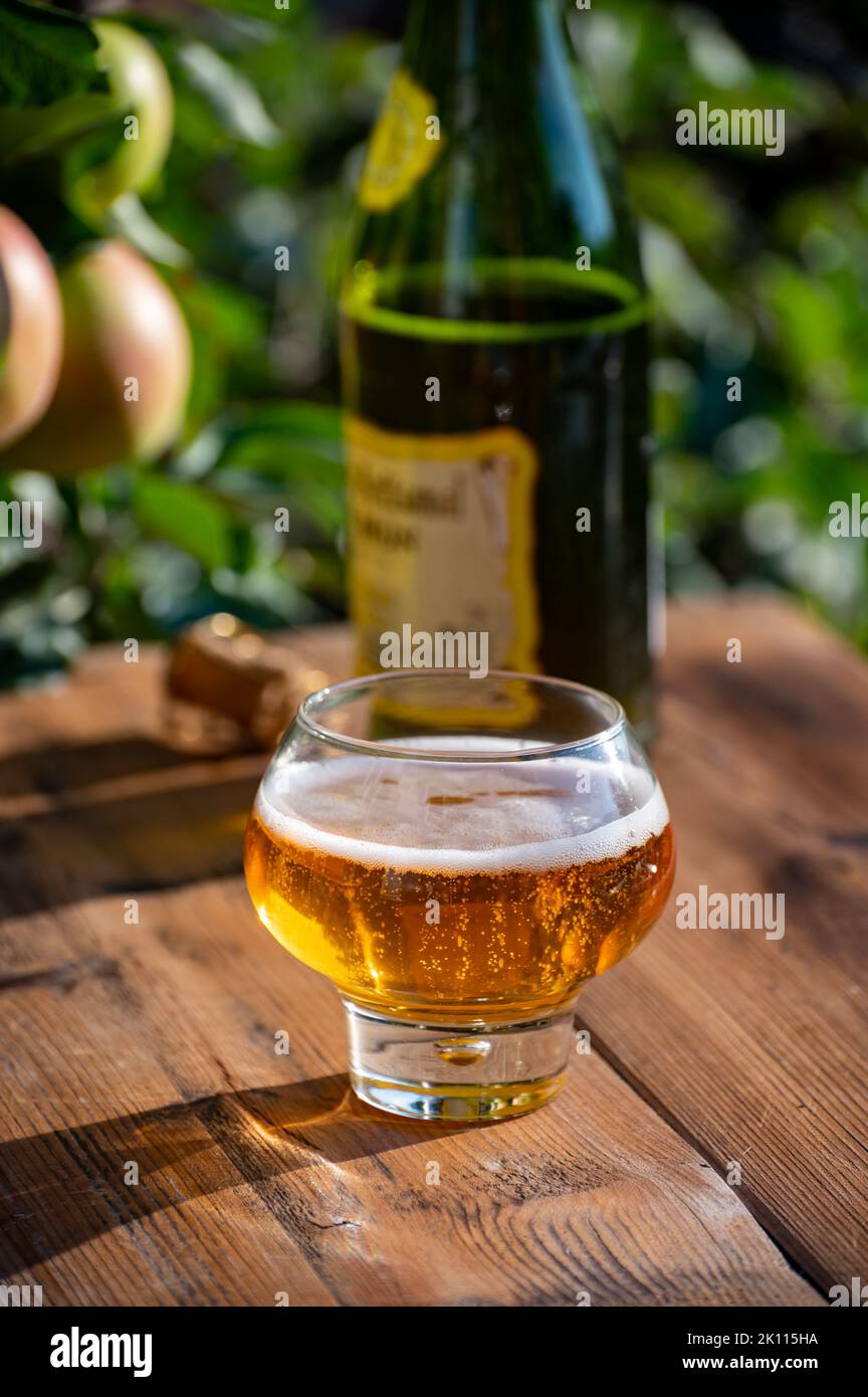 Cider pouring apple tree hi-res stock photography and images - Alamy