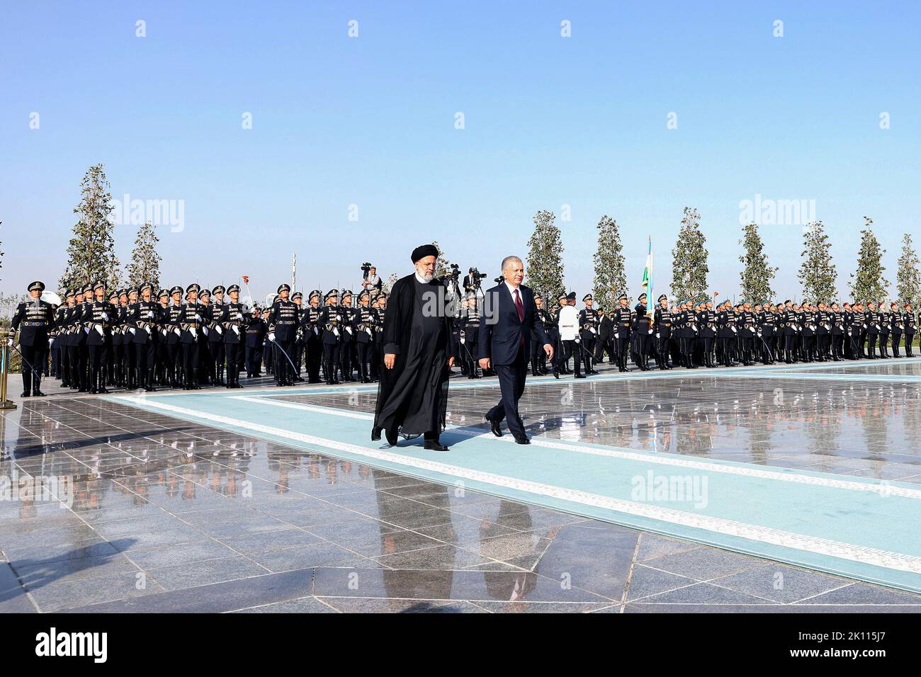 Samarkand, Samarkand, Uzbekistan. 14th Sep, 2022. The President of the ...