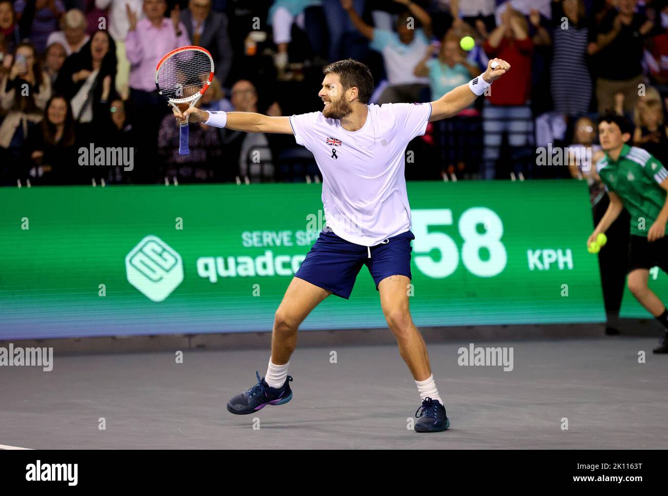 Great Britain's Cameron Norrie celebrates after beating USA's Taylor ...