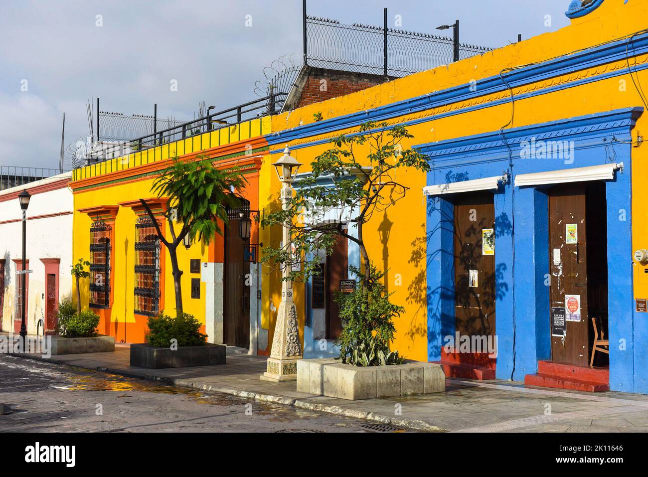 The beautiful Calle Porfirio Diaz street in the historical downtown of ...