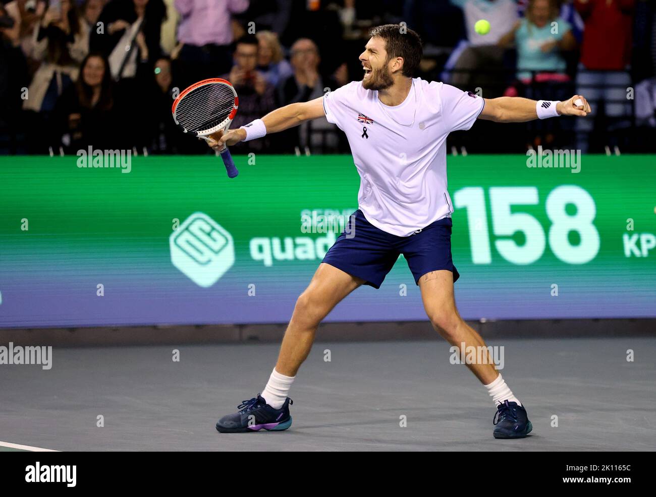 Great Britain's Cameron Norrie celebrates after beating USA's Taylor ...
