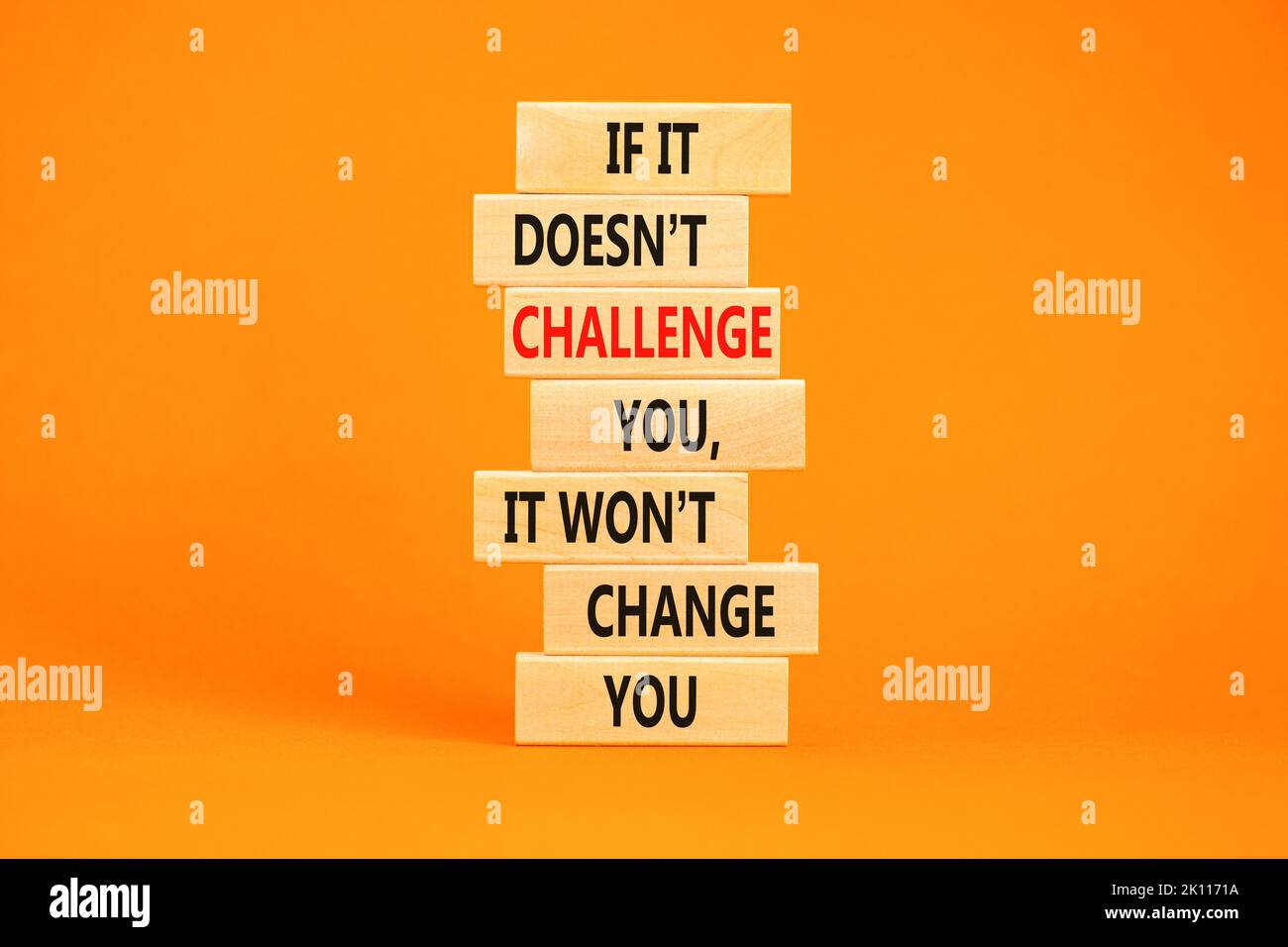 Challenge to change symbol. Concept words If it does not challenge you ...