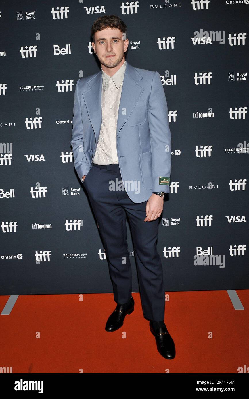 12 September 2022 - Toronto, Ontario, Canada - Paul Mescal. 2022 ...
