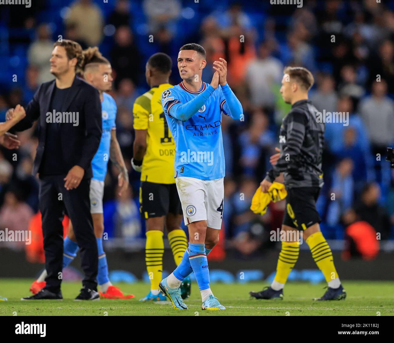 Manchester, UK. 14th Sep, 2022. Phil Foden #47 of Manchester City ...