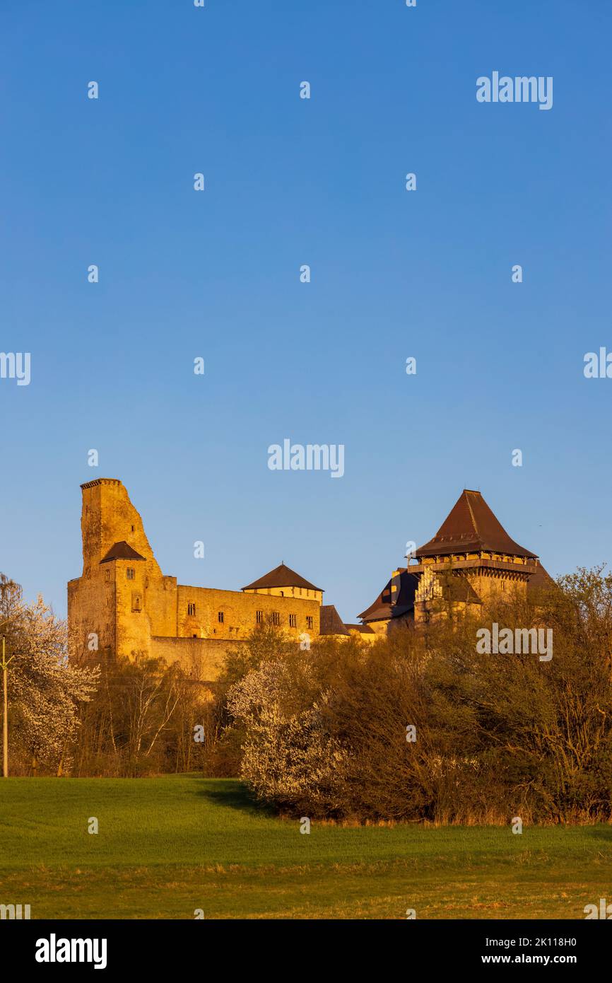 Lipnice nad Sazavou castle, Vysocina region, Czech Republic Stock Photo ...