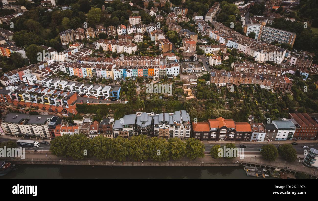 aerial view of Bristol, United Kingdom Stock Photo - Alamy