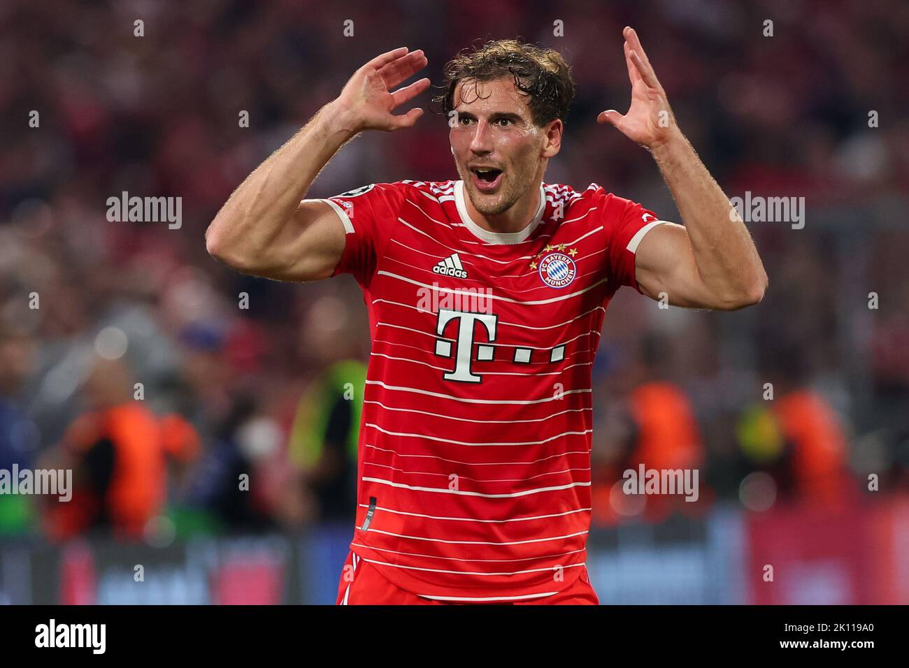 Leon Goretzka of FC Bayern Munich during the UEFA Champions League ...