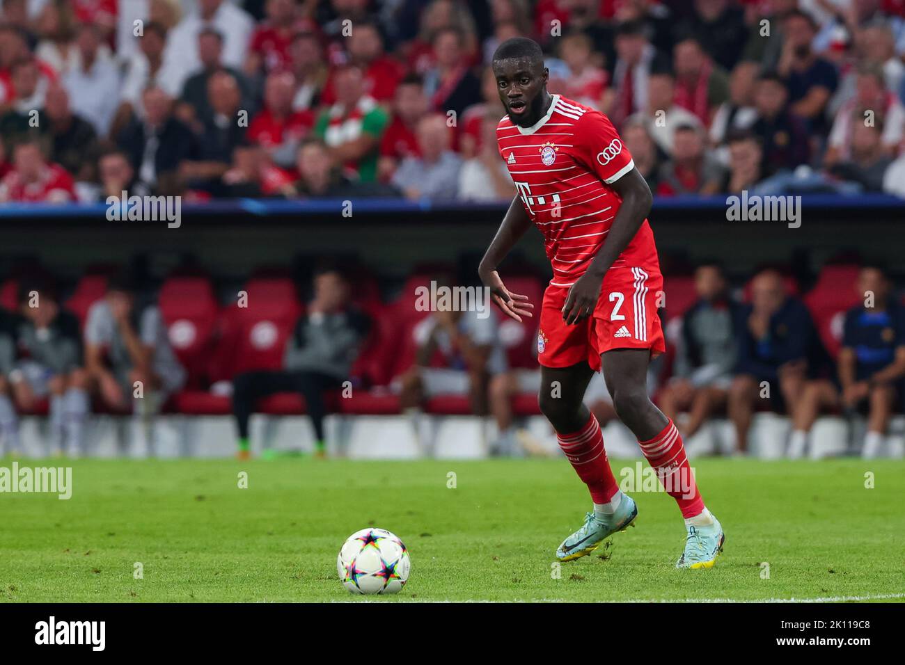 Dayot Upamecano of FC Bayern Munich during the UEFA Champions League ...