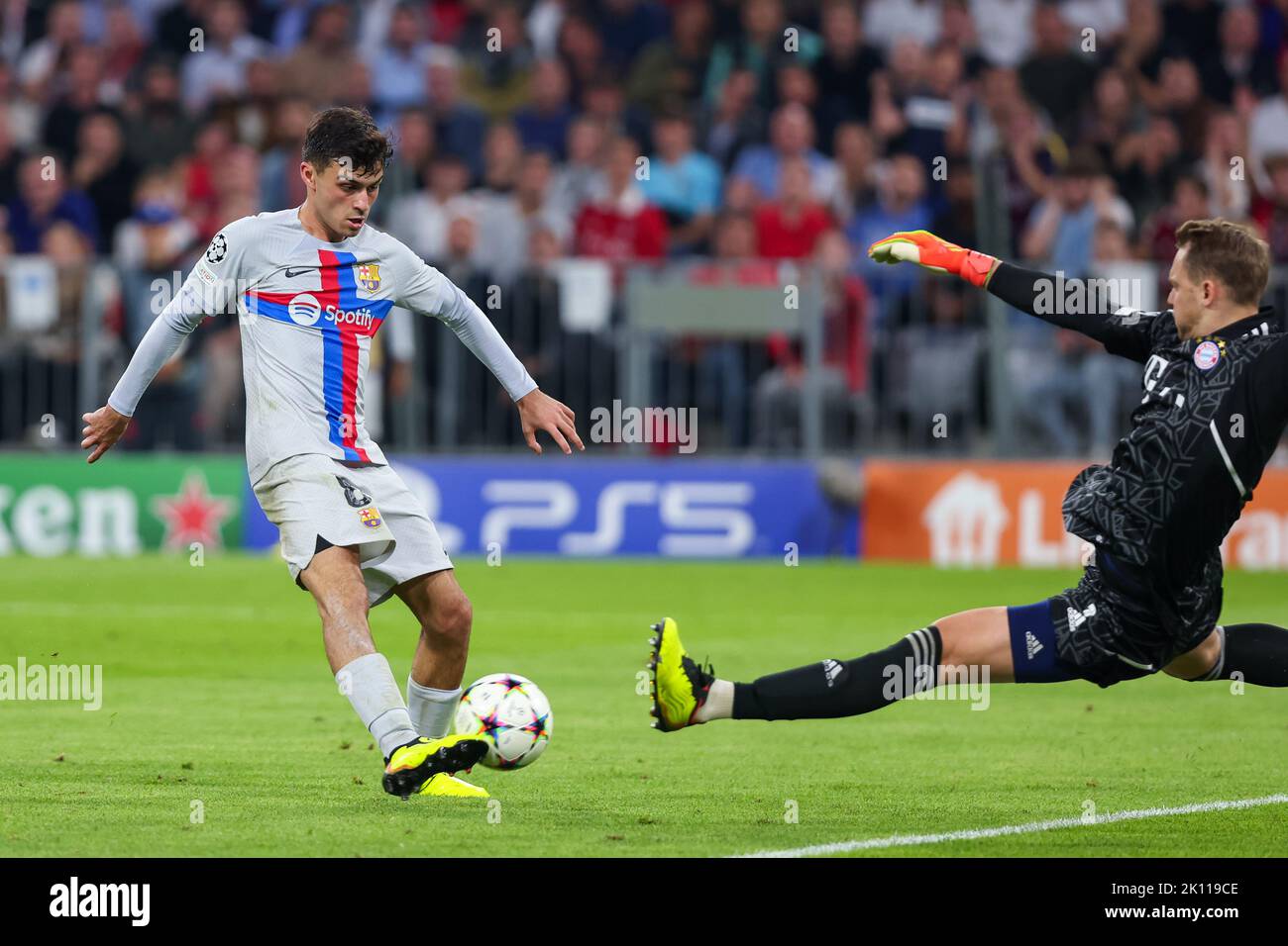 Pedri of FC Barcelona during the UEFA Champions League match between FC ...