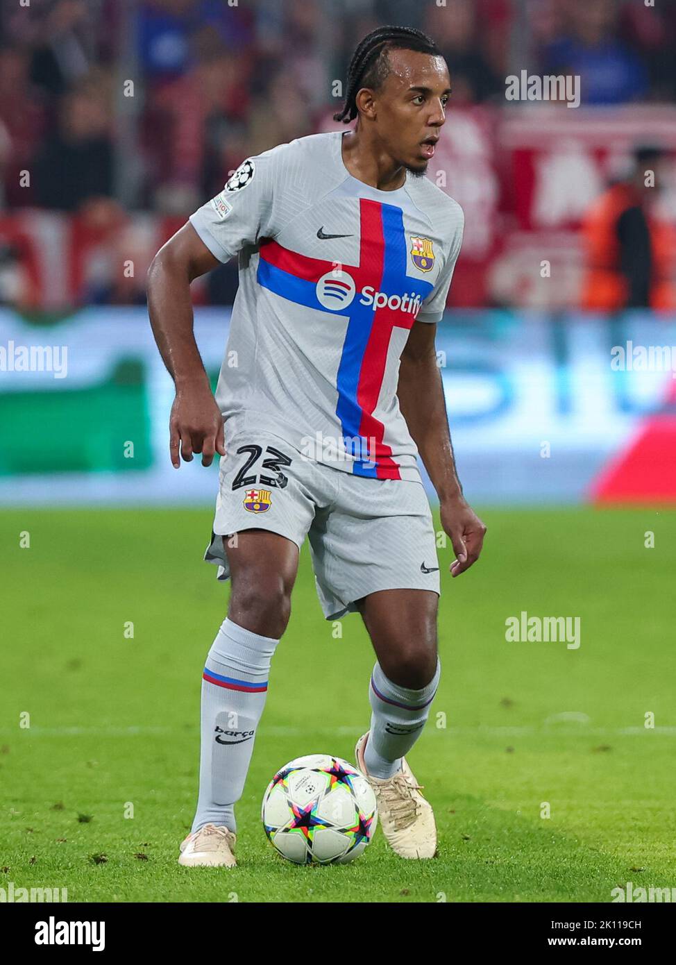 Jules Kounde of FC Barcelona during the UEFA Champions League match ...
