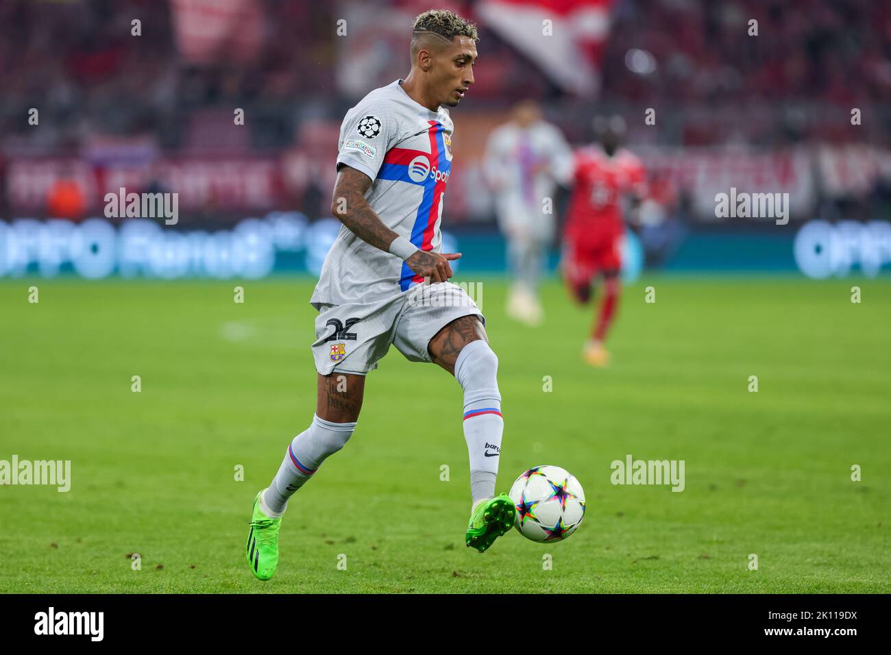 Raphinha of FC Barcelona during the UEFA Champions League match between ...