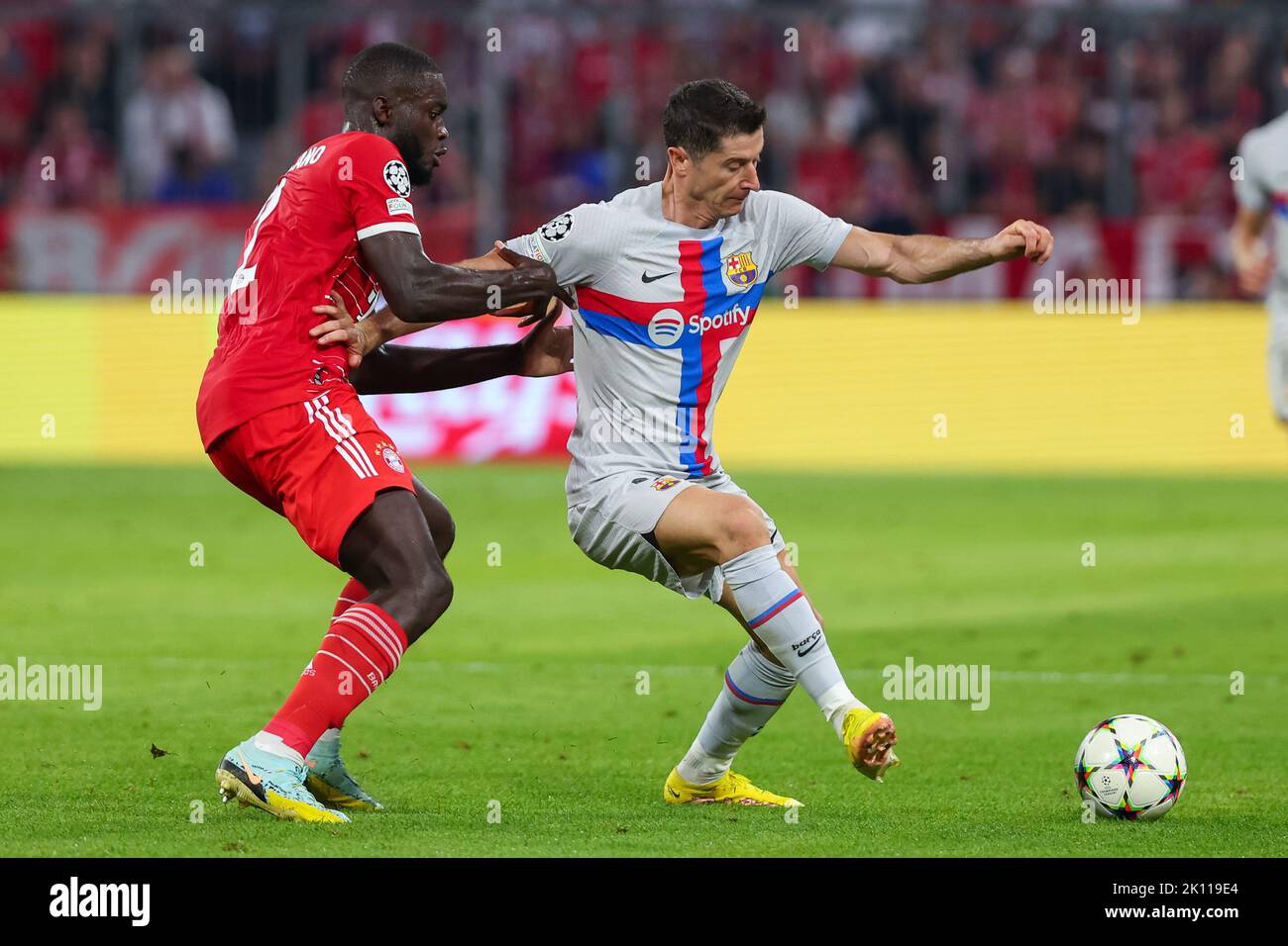 Robert Lewandowski of FC Barcelona during the UEFA Champions League ...