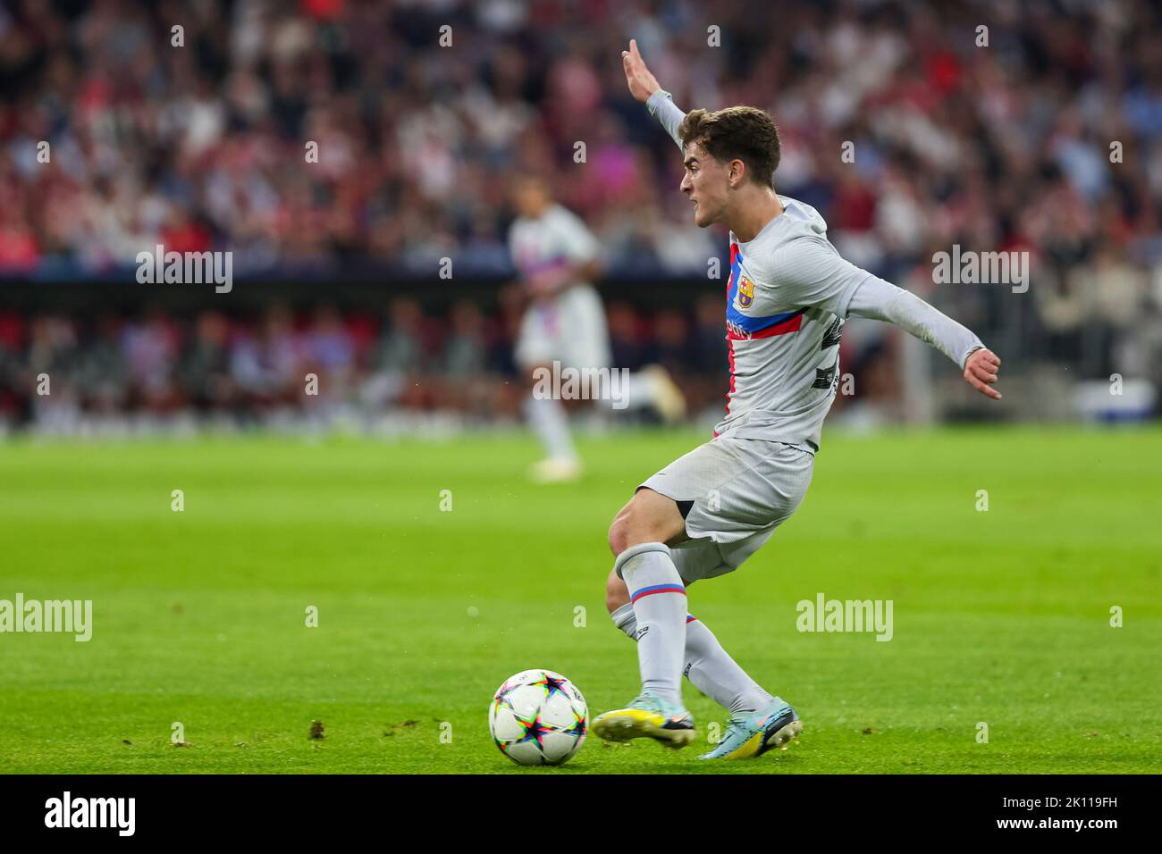 Gavi of FC Barcelona during the UEFA Champions League match between FC ...