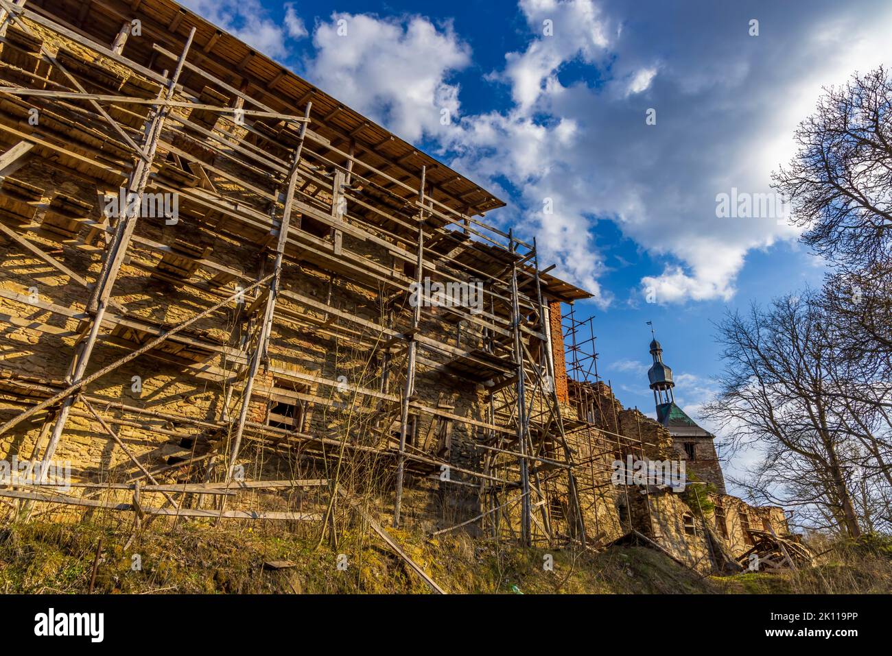 Hartenberg ruins, Western Bohemia, Czech Republic Stock Photo - Alamy
