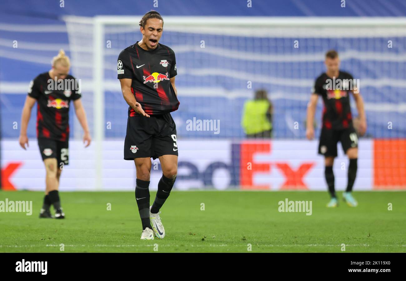 Madrid, Germany. 14th Sep, 2022. Soccer: Champions League, Group Stage ...