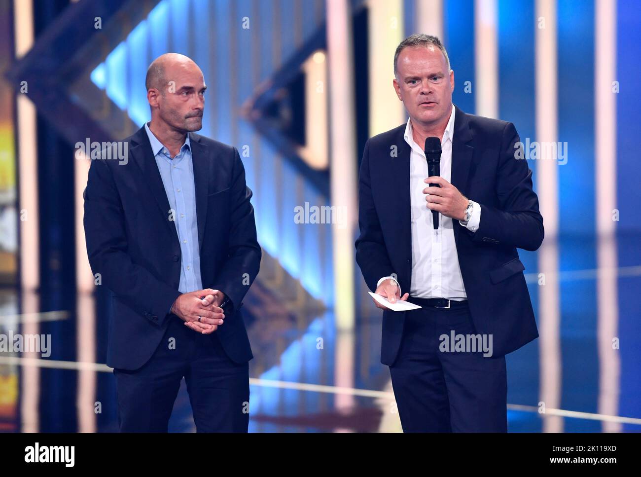 Cologne, Germany. 14th Sep, 2022. Steffen Schwarzkopf (l), journalist ...