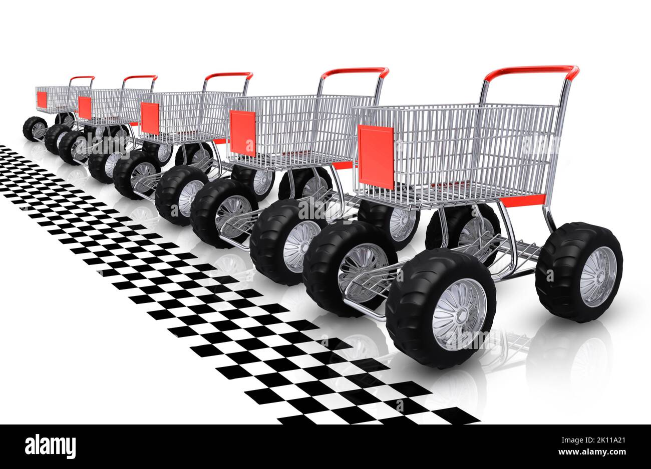 Before starting line Cut Out Stock Images & Pictures - Alamy