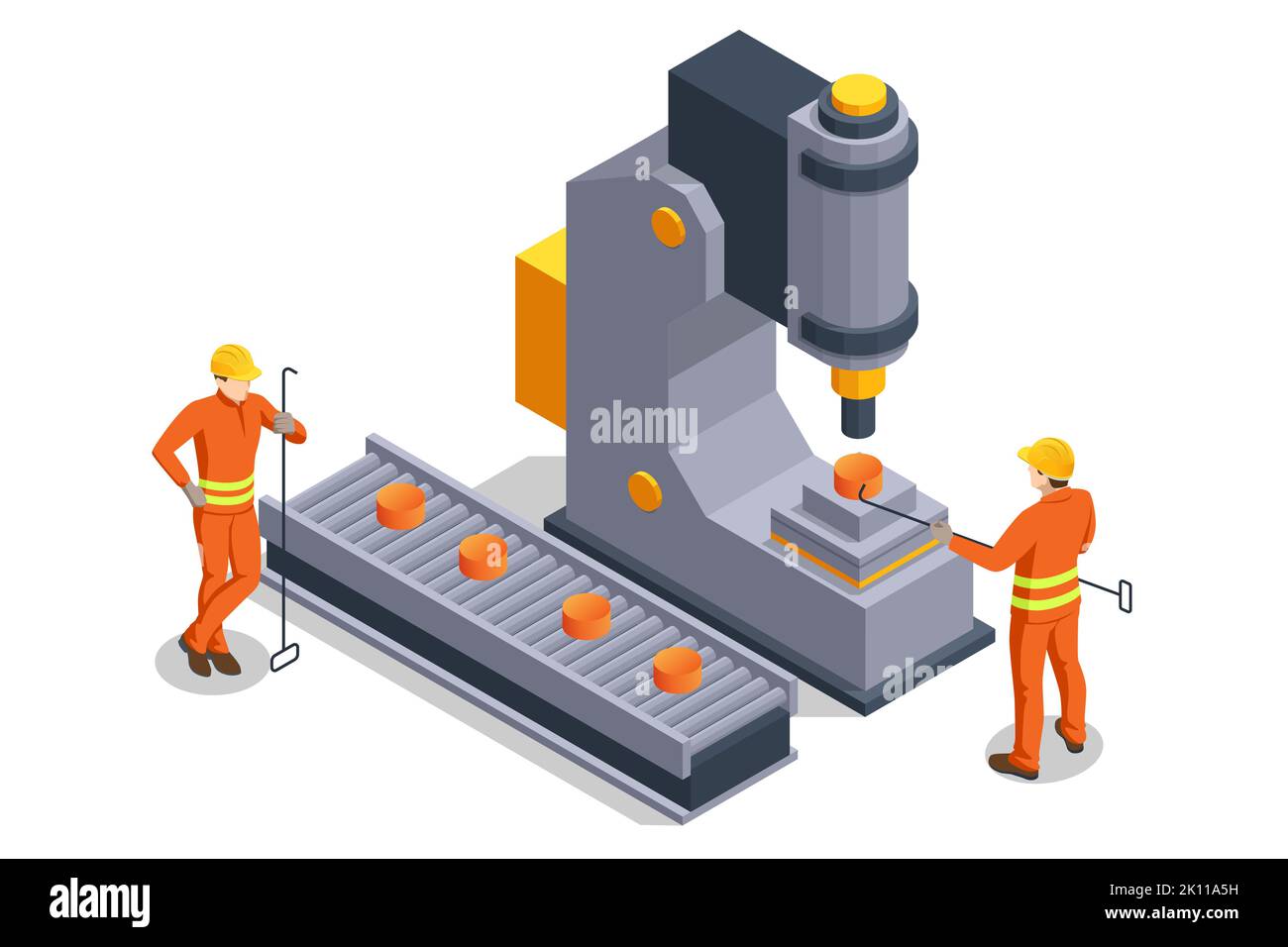 Metal furnaces Stock Vector Images - Alamy