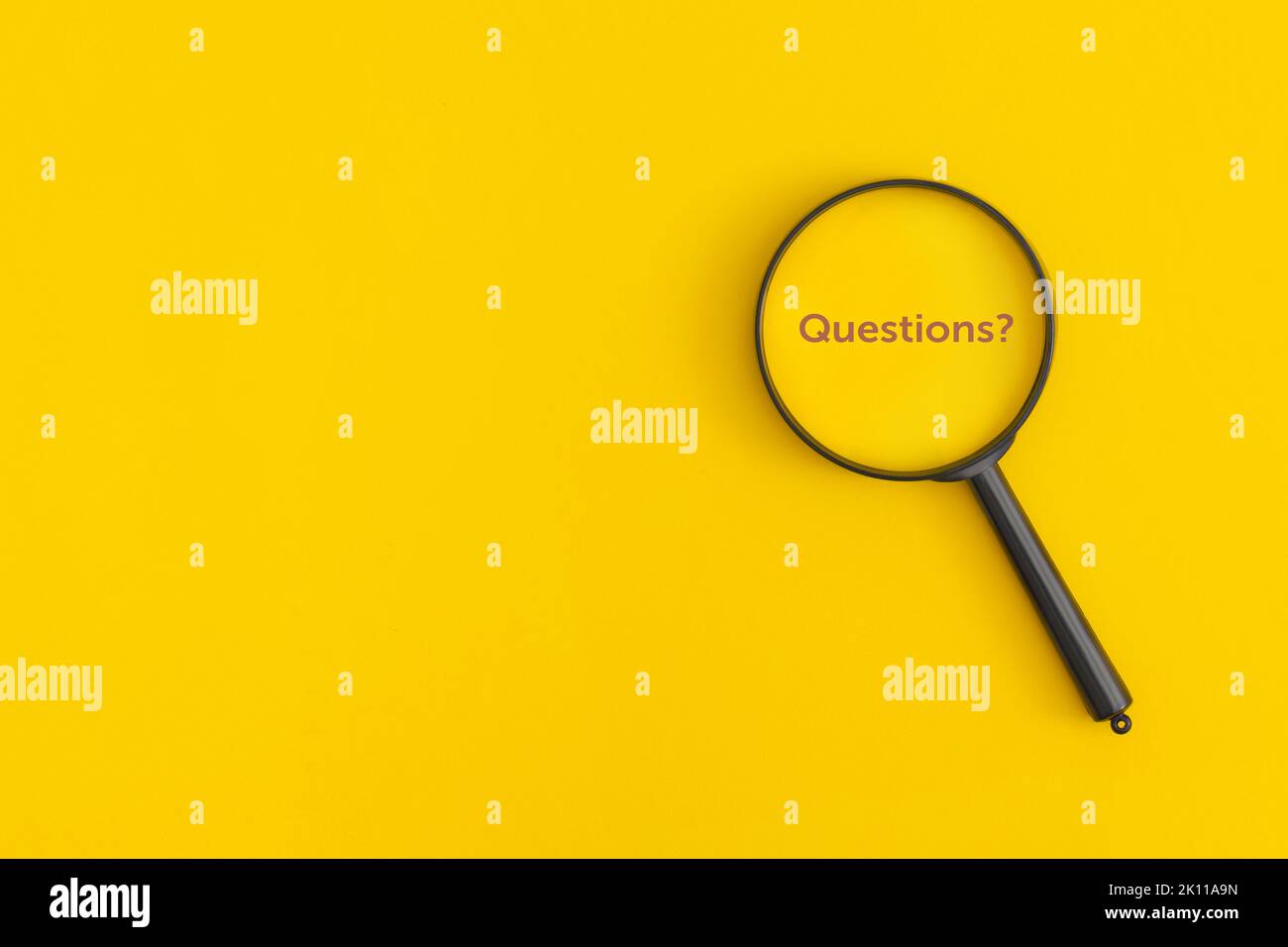 Magnifying glass discovering success word hi-res stock photography and ...