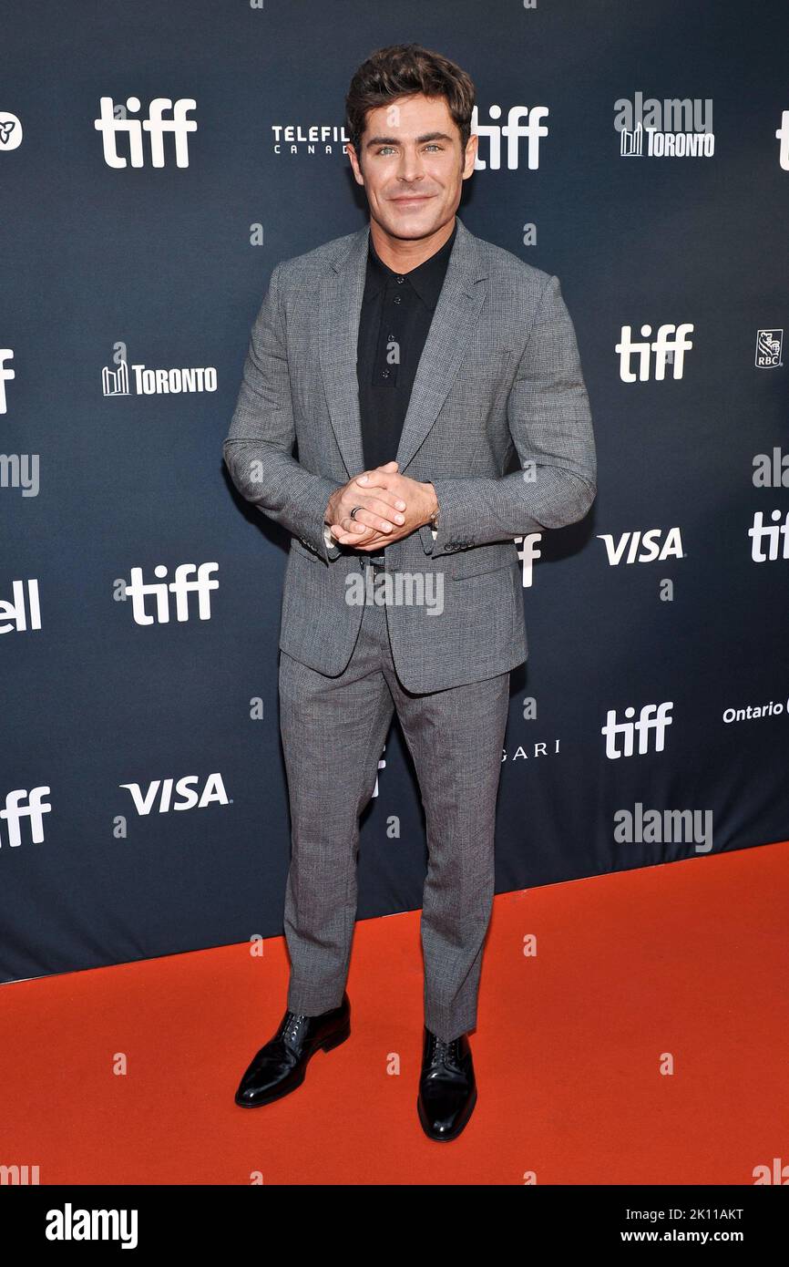 13 September 2022 - Toronto, Ontario, Canada - Zac Efron. 2022 Toronto ...