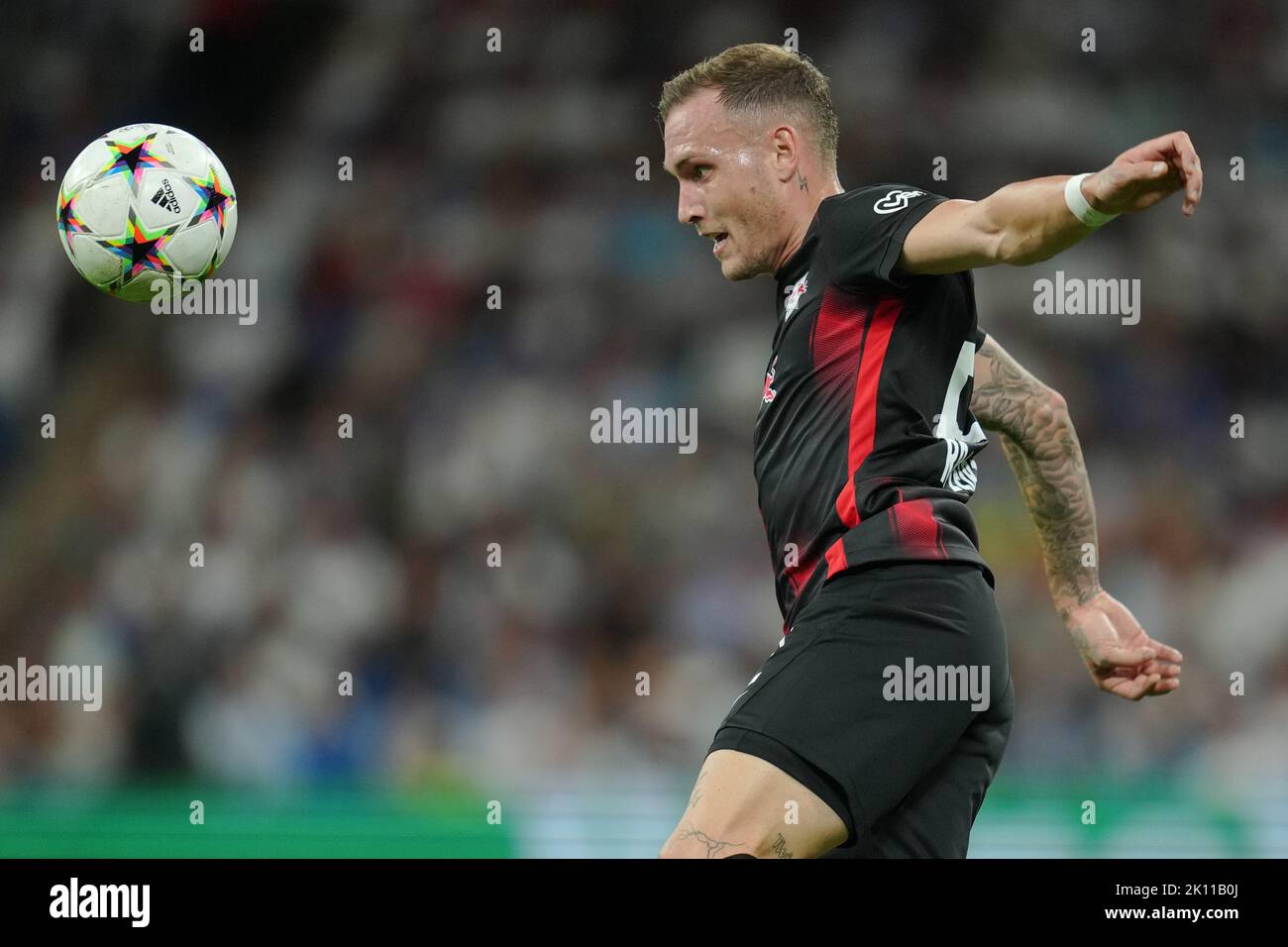 David Raum of RB Leipzig during the UEFA Champions League match between ...